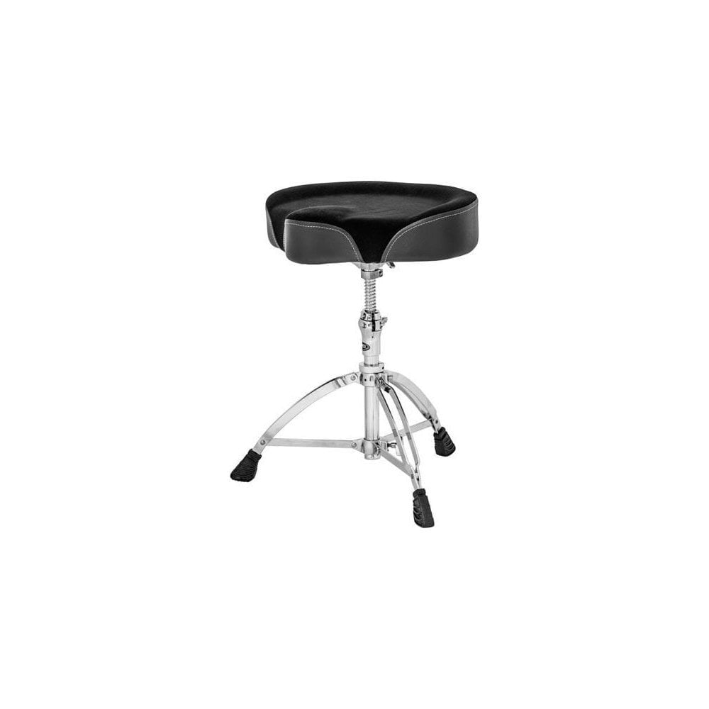 Mapex T765A Drum Stool Saddle Cloth Top Threaded Base