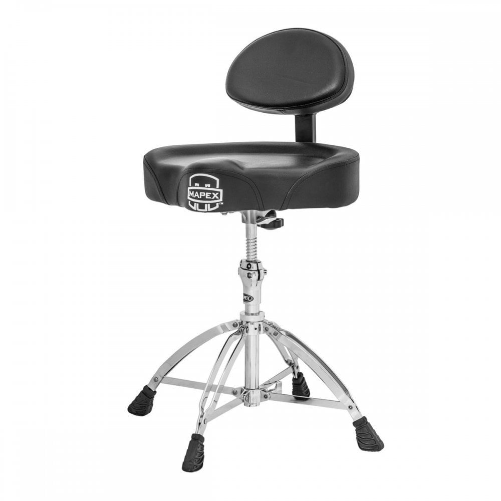Mapex T775 Drum Stool Saddle Top with Backrest